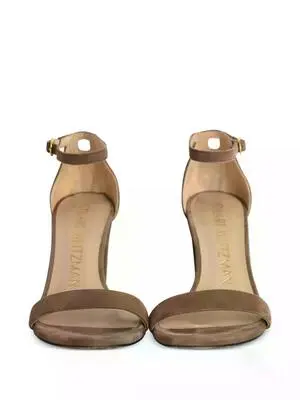 STUART WEITZMAN Block-heel Suede Sandals