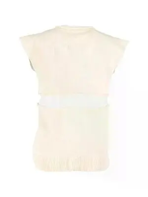 JIL SANDER Layered Knitted Vest