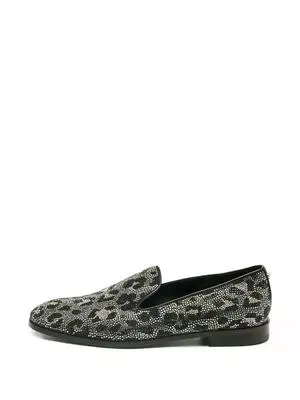 Versace Embellished Loafers