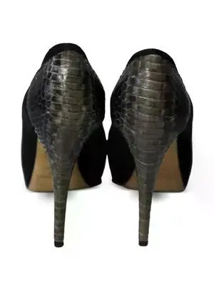 JIMMY CHOO Snakeskin-effect Heel Pumps
