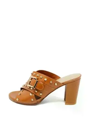 STUART WEITZMAN Studded Buckle Sandals