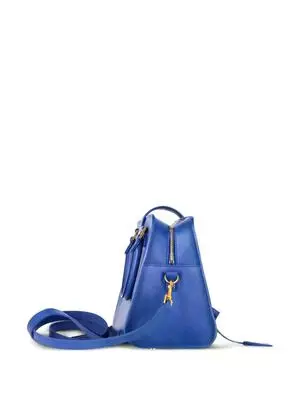 Saint Laurent Baby Cabas Monogram Leather Tote Bag - Blue