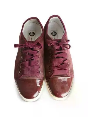 LANVIN Suede Lace-up Sneakers