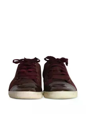 LANVIN Suede Lace-up Sneakers