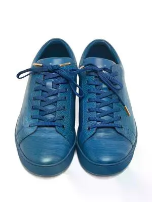 LOUIS VUITTON Concode Textured Leather Sneakers