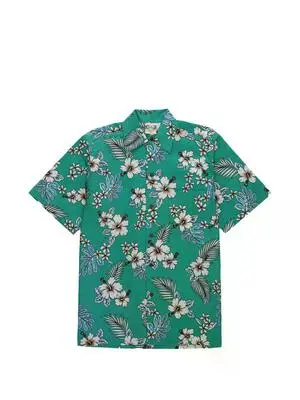 FORTELA Tropical-print Short-sleeve Shirt