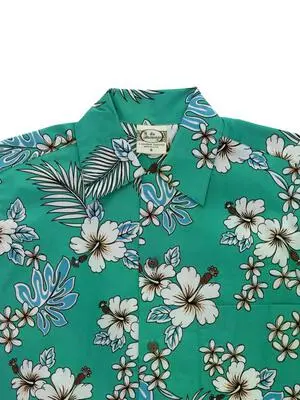 FORTELA Tropical-print Short-sleeve Shirt