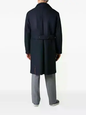 FORTELA Serwilliam Double-breasted Flap-pocket Coat