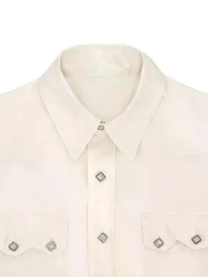 FORTELA Toledo Texan Flap-pocket Shirt - Neutrals