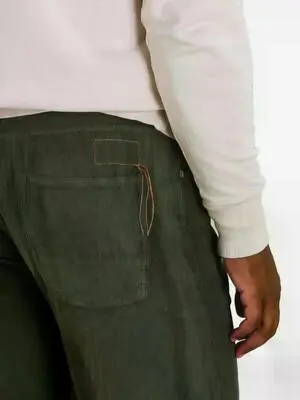 FORTELA Five-pocket Corduroy Trousers - Green