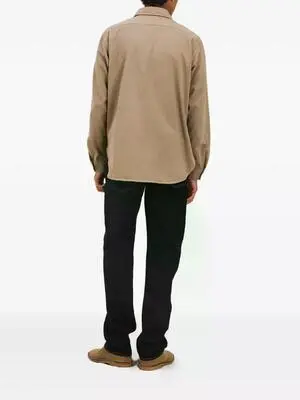 FORTELA Cpo Buttoned Pockets Shirt - Neutrals