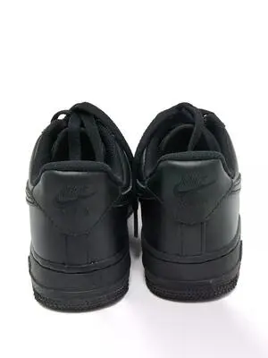 Nike Air Force 1 Leather Sneakers - Black