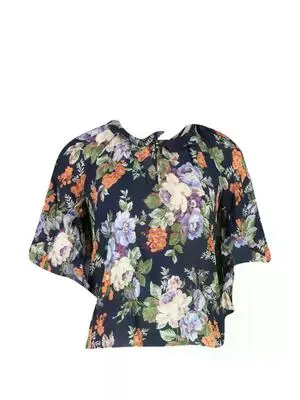 Vilshenko Lena Floral-print Blouse