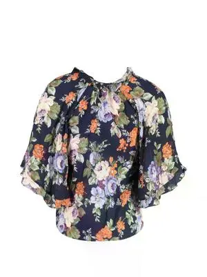 Vilshenko Lena Floral-print Blouse
