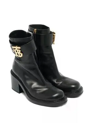 Burberry Westella Logo-strap Ankle Boots