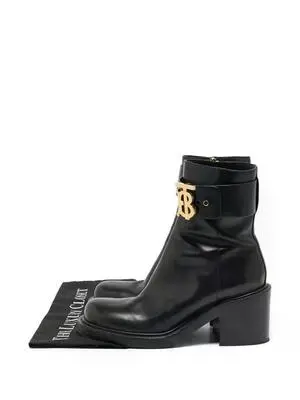 Burberry Westella Logo-strap Ankle Boots