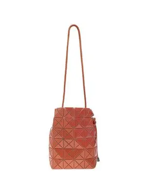 Issey Miyake Geometric Pattern Drawstring Bucket Bag