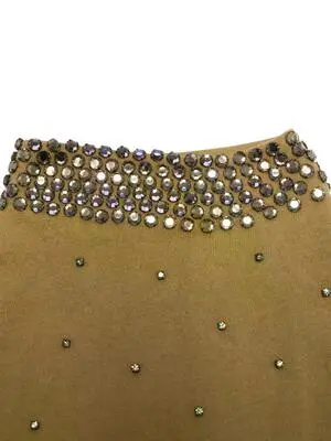 Valentino Garavani Stud Embellished High Neck Dress