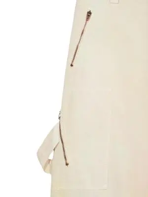 FORTELA Juniat Wide-leg Cargo Trousers - Neutrals