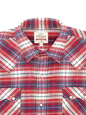 FORTELA Josh Checkered Shirt - Red