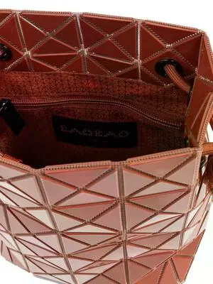 Issey Miyake Geometric Pattern Drawstring Bucket Bag