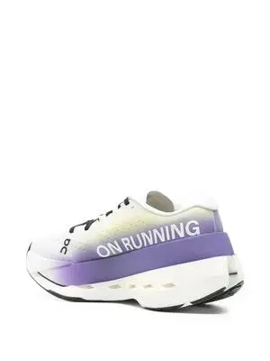 On Cloudboom Max Lace-up Sneakers - White
