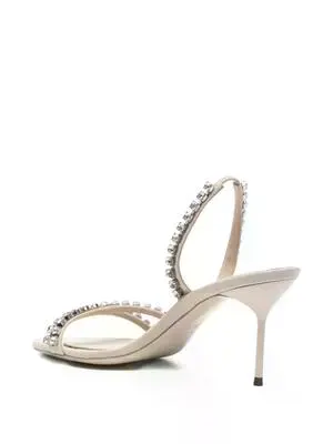 Paris Texas Lidia Crystal-embellished Stiletto Sandals