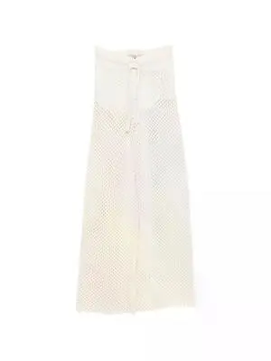 GOLDEN GOOSE Crochet Trousers - Neutrals