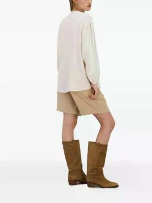 FORTELA Allegras Embroidered Blouse - Neutrals