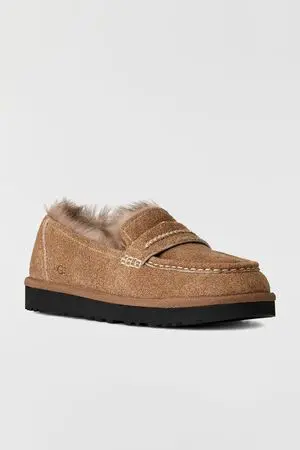UGG Ellis Suede Loafers - Chestnut