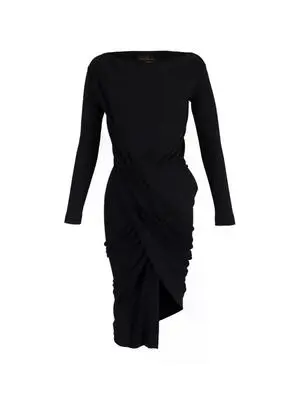 Women's Long Sleeve Asymmetrical Hem Dresses