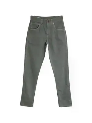 Brunello Cucinelli Button-fastening Straight Leg Jeans - Green