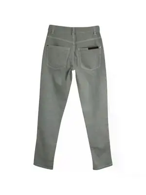 Brunello Cucinelli Button-fastening Straight Leg Jeans - Green