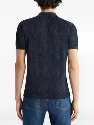 Etro Floral-paisley Polo Shirt