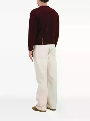 FORTELA Heylor Ribbed Crew-neck Sweater - Red