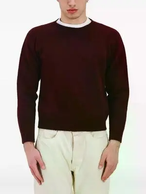 FORTELA Heylor Ribbed Crew-neck Sweater - Red