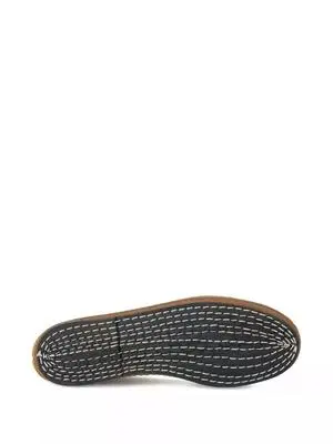 FORTELA Geometric-embroidery Pumps - Brown