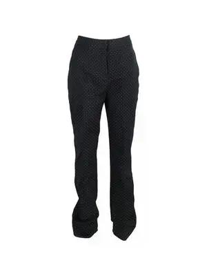 Erdem Polka-dot High-waisted Wide-leg Trousers