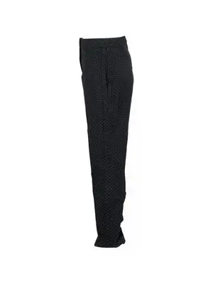 Erdem Polka-dot High-waisted Wide-leg Trousers