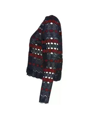 Sandro Lace-detail Long-sleeved Blouse