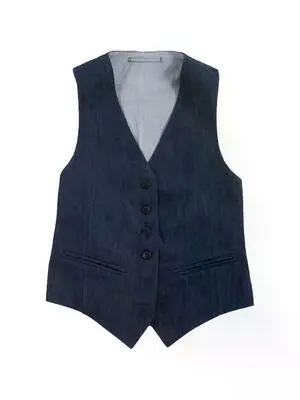 FORTELA Debby Denim Gilet - Blue