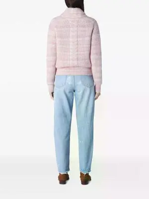 FORTELA V-neck Button Cardigan With Shawl Collar