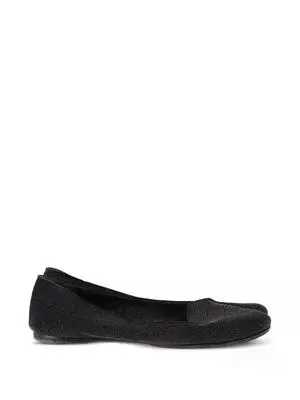 Saint Laurent Glittering Leather Ballerinas