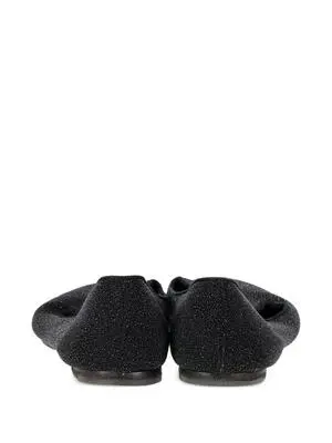 Saint Laurent Glittering Leather Ballerinas