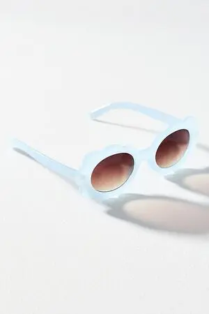 Anthropologie Scalloped Oval Sunglasses