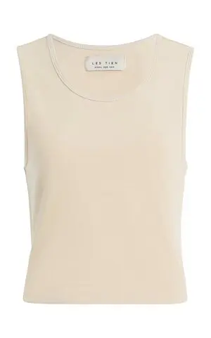 LES TIEN Talya Cropped Tank Top