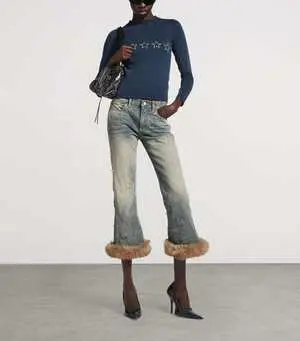 Balenciaga Cotton Top Rating Sweatshirt