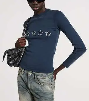 Balenciaga Cotton Top Rating Sweatshirt