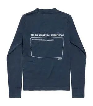 Balenciaga Cotton Top Rating Sweatshirt
