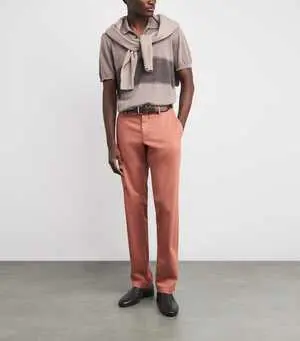 Jacob Cohen Bobby Slim Fit Trousers - Orange